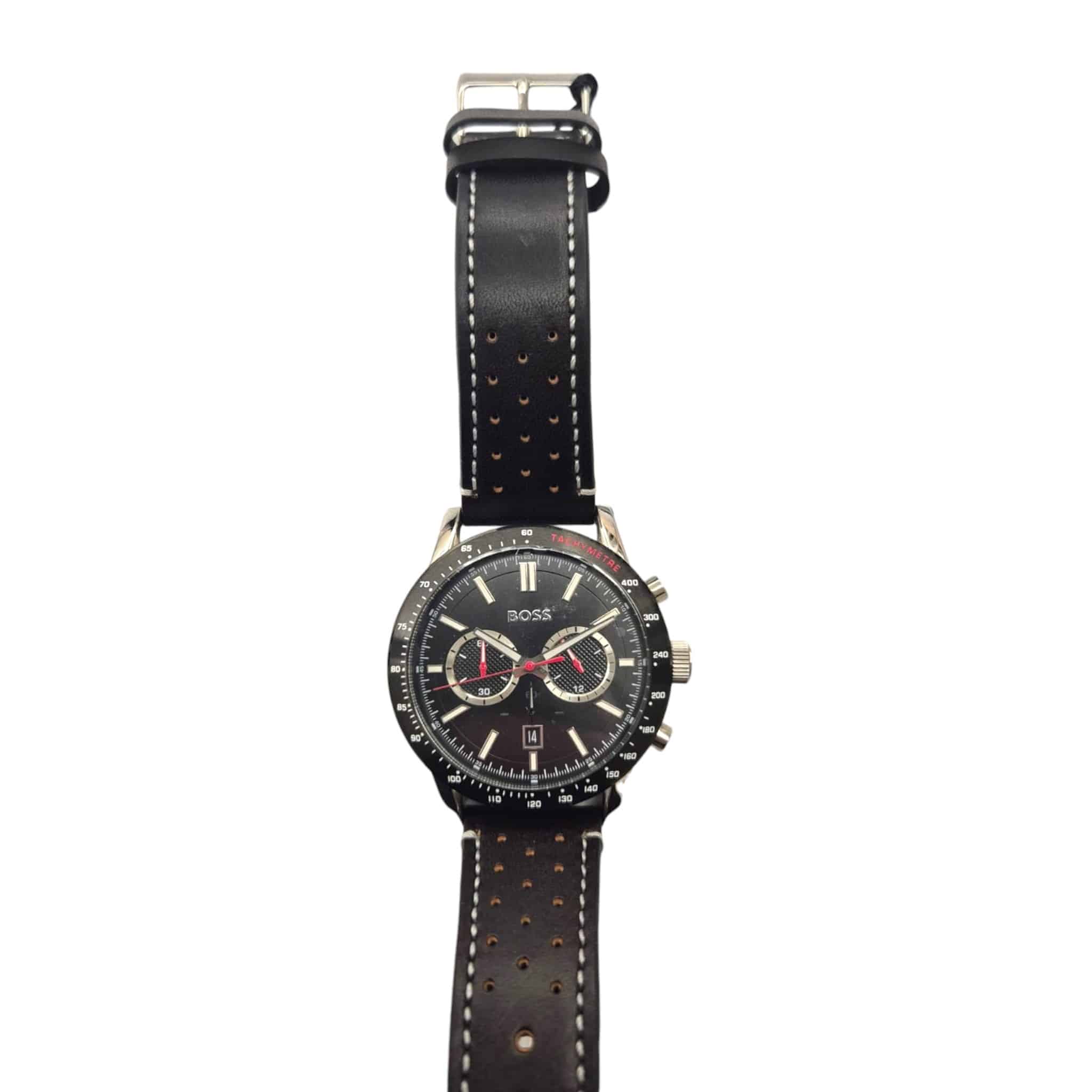 שעון הוגו בוס לגבר שחור - HUGO BOSS 1513920 מקולקציית ALLURE - שעון יד